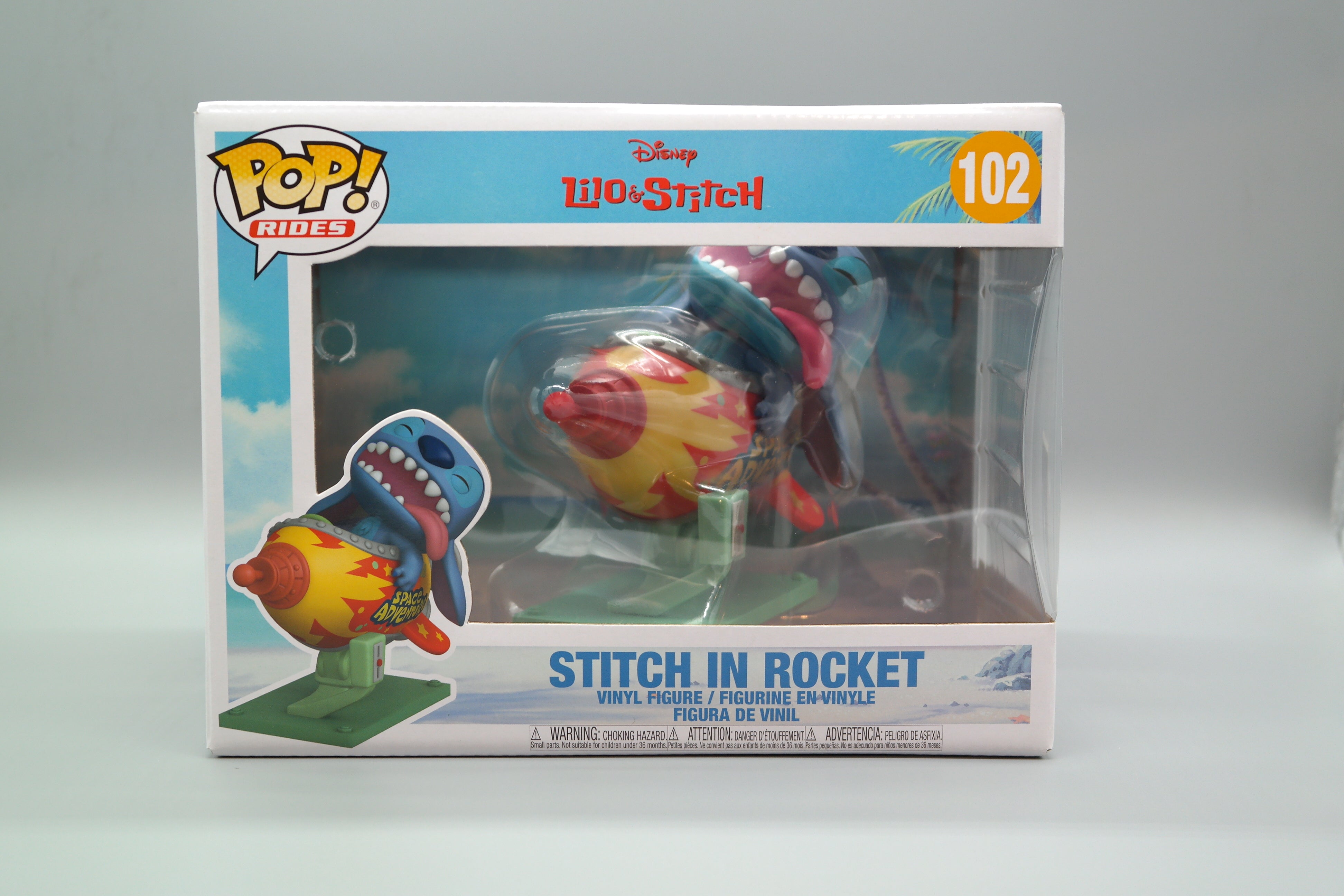 Stitch in Rocket Disney Lilo & Stitch 102 Funko Pop Ride Tootle ph ...