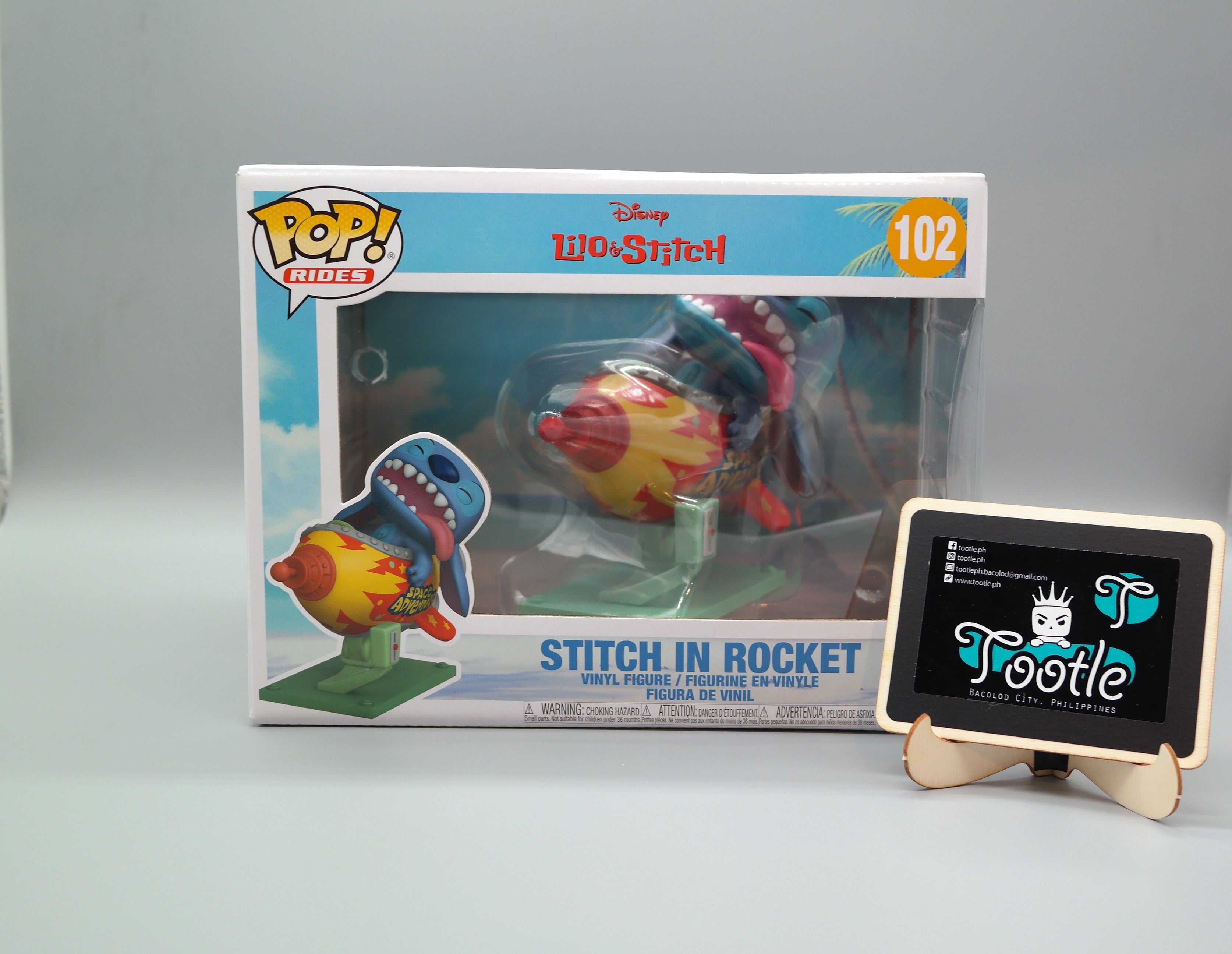 Stitch in Rocket Disney Lilo & Stitch 102 Funko Pop Ride Tootle ph ...