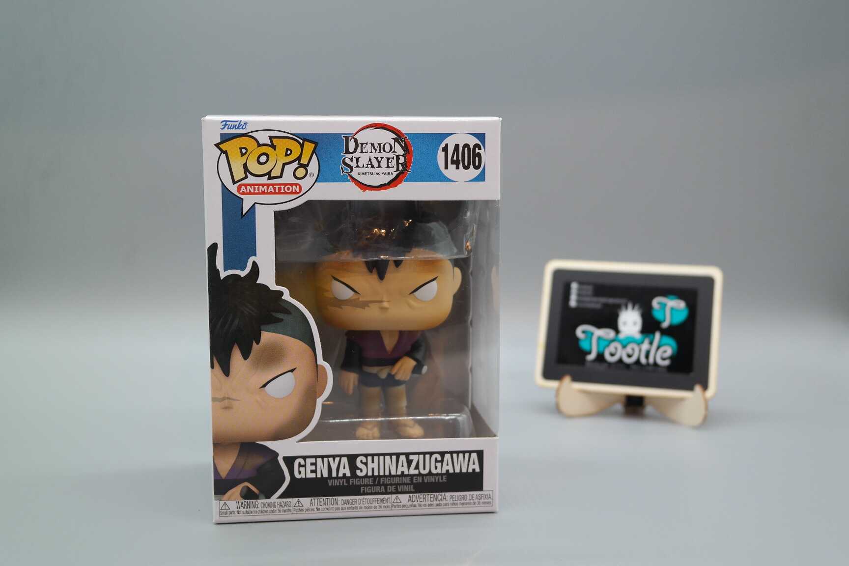 GENYA SHINAZUGAWA 1406 Demon Slayer Funko Pop! Vinyl Figure Tootle ph ...
