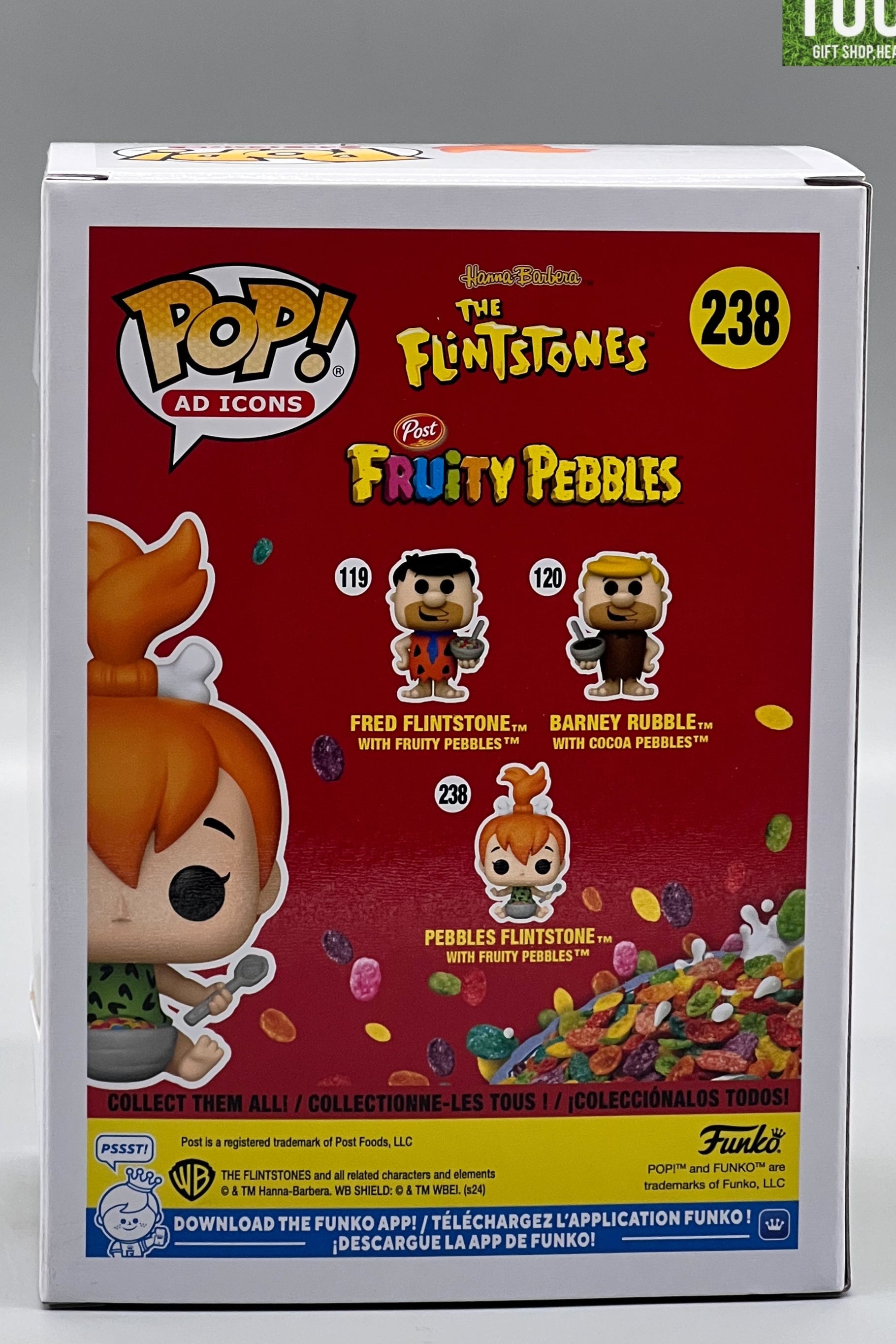 Pebbles Flintstones with Fruity Pebbles 238 The Flintstones Funko Pop ...