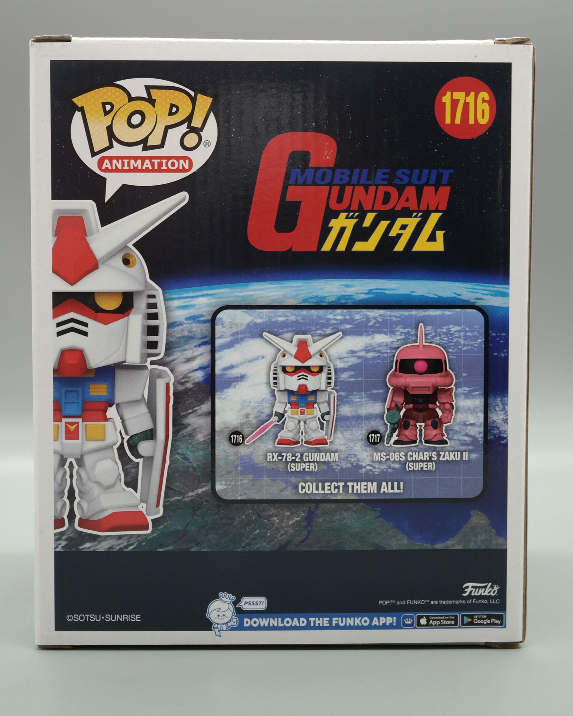 RX-78-2 GUNDAM 1716 Mobile Suit Gundam Funko Super Pop Animation 6 Inc ...